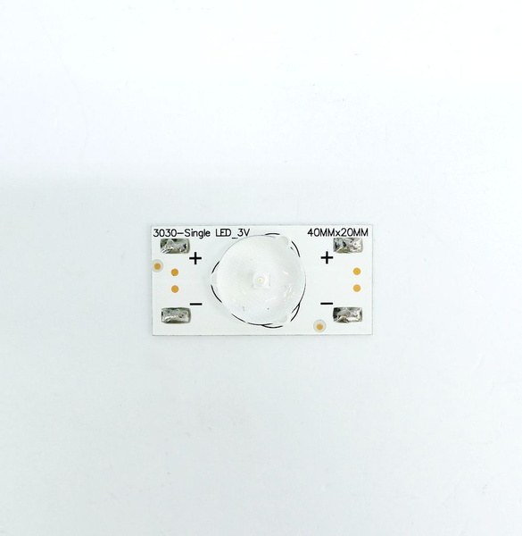 Подсветка для ТВ универсальная (3V) 3030-Single LED_3V 40MM*20MM (1 светодиод) - купить с ...