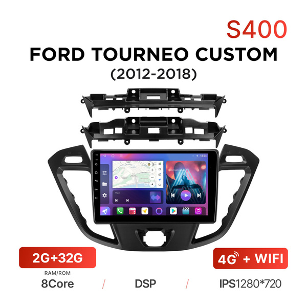 Магнитола FarCar S400 (TM) 2/32 Гб для Ford Tourneo Custom (2012-2018 ...