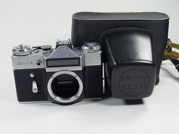 Фотоаппарат советский старинный Зенит-Е. Отличное состояние, СССР, 1977 г. Металл. Лот 5 купить ...
