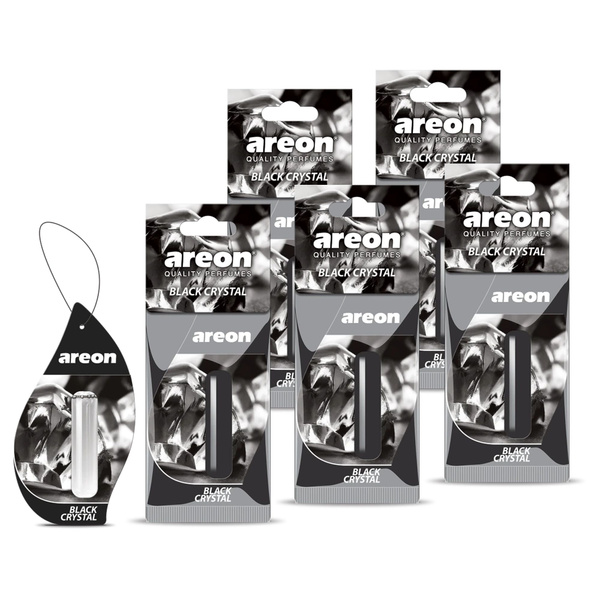 Ароматизатор для автомобиля AREON LIQUID 5ml, Black Crystal 5-шт - купить с доставкой по ...