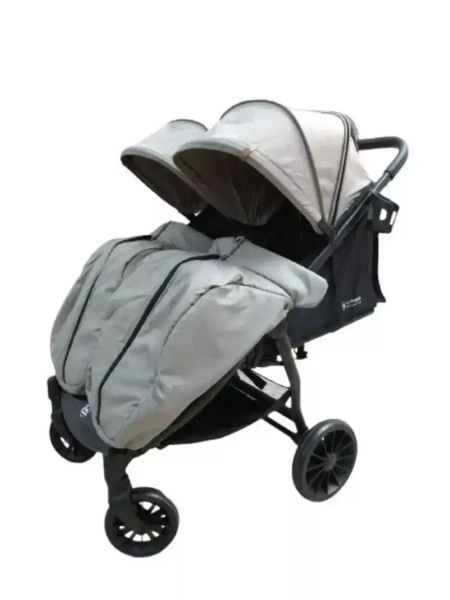 Коляска прогулочная для двойни Luxmom T11 Хаки - купить с доставкой по ...