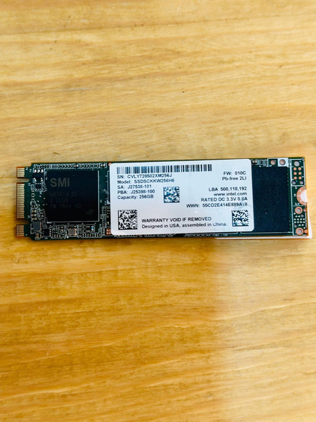 256 ГБ Внутренний SSD-диск Intel SSD накопитель уценённый 540s Series ...
