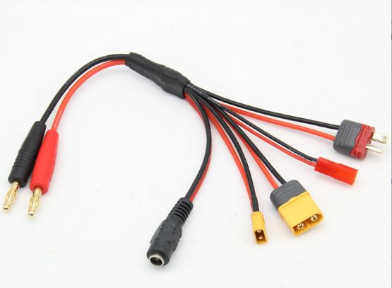 Переходник B6 Banana 5 в одном на XT30,XT60, Jst,T plug,DC5.5 2,1 - купить с доставкой по ...