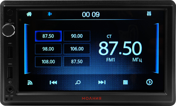Автомагнитола УРАЛ МОЛНИЯ МАС-МЛ 413 с USB, SD/MMC проигрывателем с ...