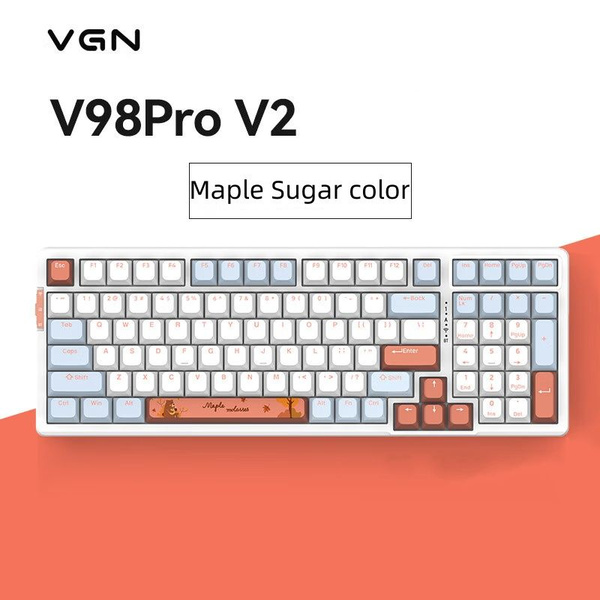 Механическая клавиатура VGN V98PRO V2 Box Autumn switch-Maple Sugar ...