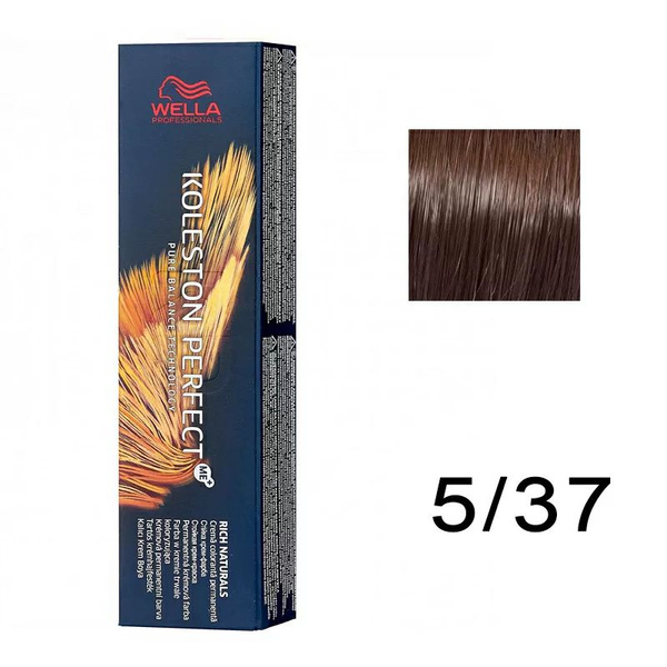 WELLA Koleston perfect 5/37, 5/37 Стойкая крем краска Koleston 60мл ...