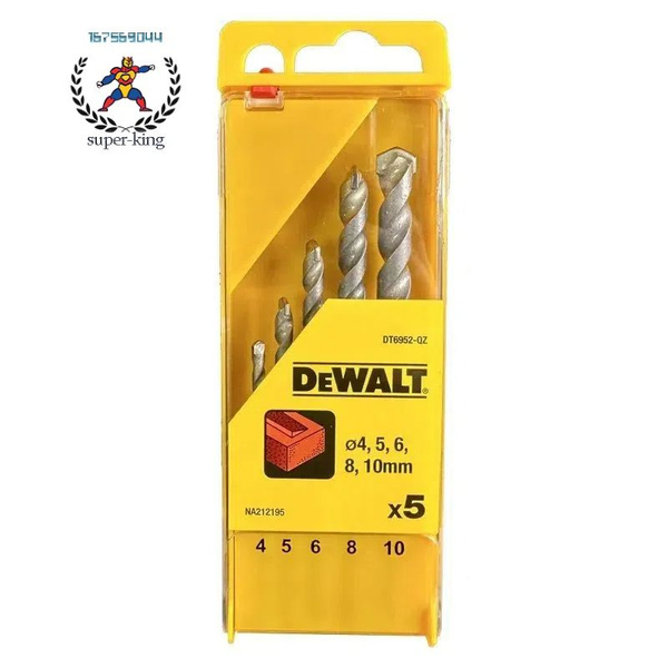 Набор сверл бетону DEWALT DT6952-QZ - купить по выгодной цене в ...