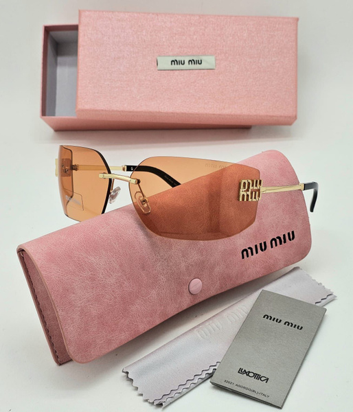 Miu Miu Очки солнцезащитные купить с доставкой по выгодным ценам в интернет магазине Ozon