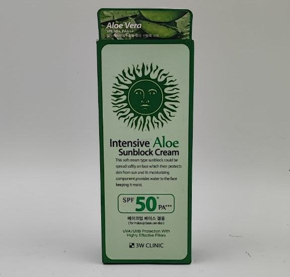 Характеристики Солнцезащитный крем 3W Clinic Intensive Aloe UV Sun ...