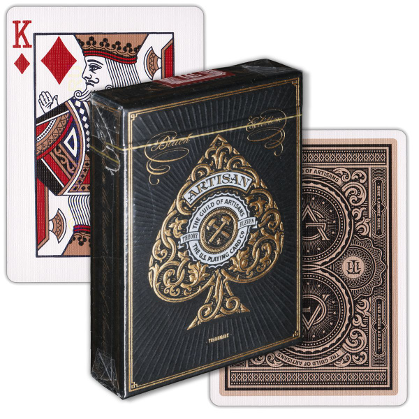 Artisan Black Edition, игральные карты от Theory11 - купить с доставкой ...