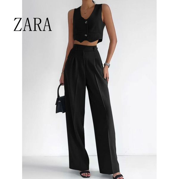 Комплект маек Zara, 46 - купить по выгодной цене в интернет-магазине OZON (1624300627)