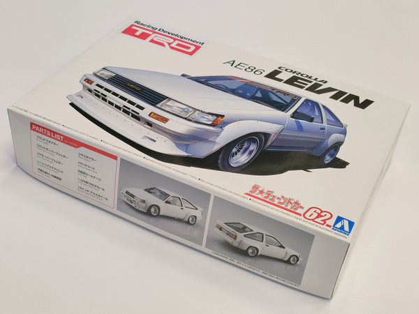 Toyota Corolla Levin AE86 TRD '83 Сборная модель Aoshima 05798 1/24 ...