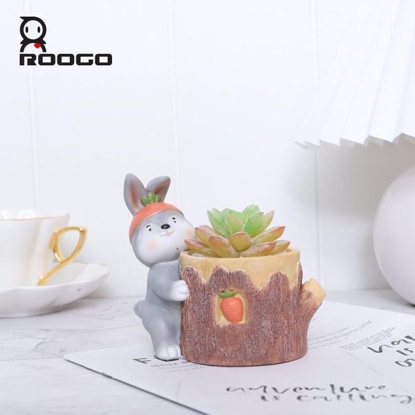 Roogo Горшок для цветов, 11 см х 7 см х 12 см, 0.79 л, 1 шт купить на ...