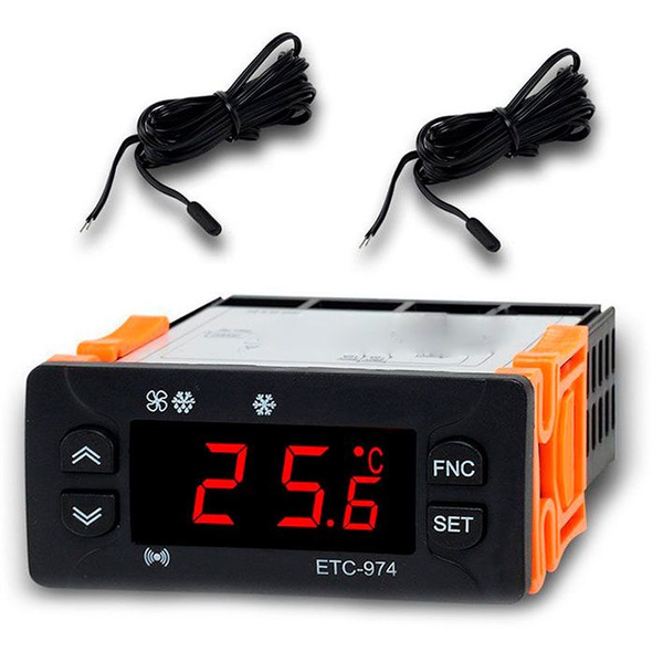 Контроллер Elitech ETC-974 2 датчика - купить с доставкой по выгодным ценам в интернет-магазине ...