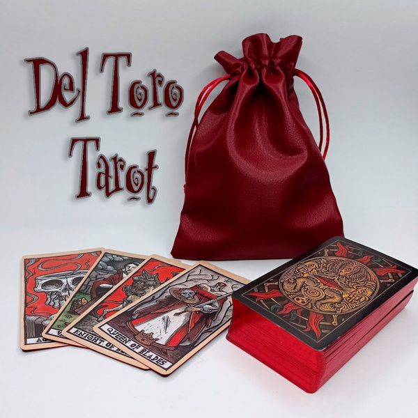 Таро Дель Торо / Del Toro Tarot (голографический срез + мешочек ...