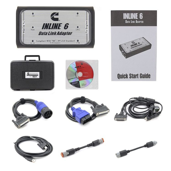 12 вольт Cummins Inline6 Data Link Adapter сверхмощный диагностический ...