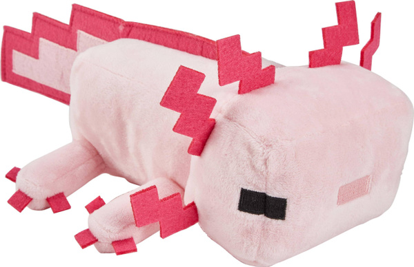 Мягкая игрушка "Пиксельный Аксолотль" Minecraft Pixel Axolotl 34 см ...