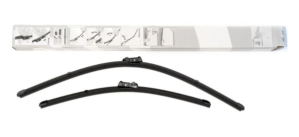 Комплект бескаркасных щеток стеклоочистителя BMW 61612447932, крепление ...