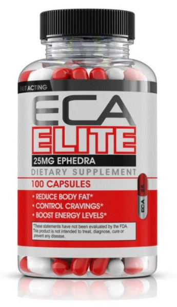 ECA Elite Жиросжигатель HardRock 100 капсул - купить с доставкой по ...