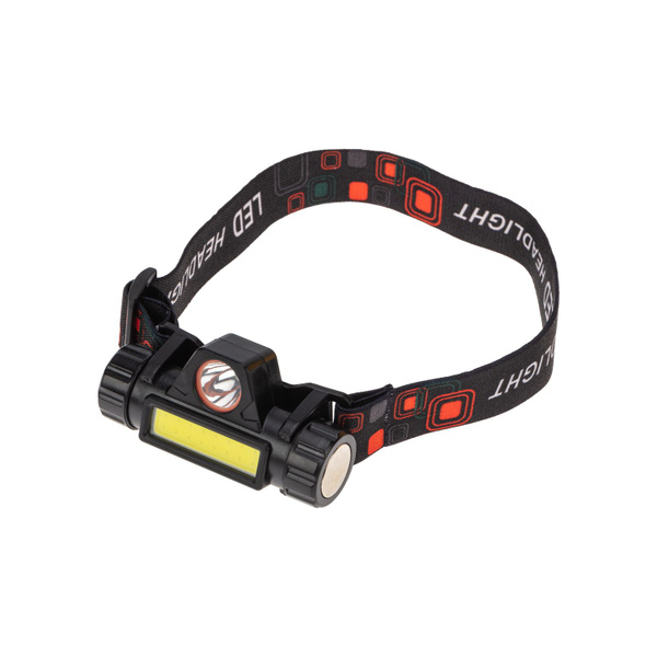 Налобный аккумуляторный поворотный фонарь REXANT с магнитом, дальний и ближний свет, li-ion, 75 ...