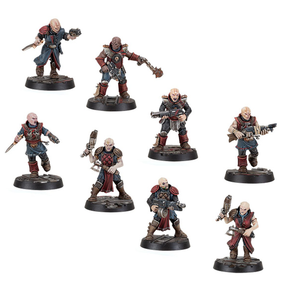 Смола Миниатюра Warhammer Necromunda: Hive Secundus, 8x Brood Scum ...