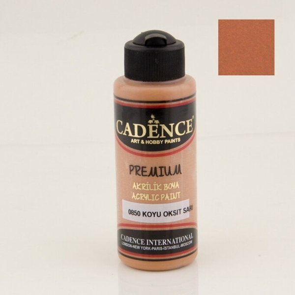 Акриловая краска Cadence Premium Acrylic Paint, 120 мл. Dark Oxide ...
