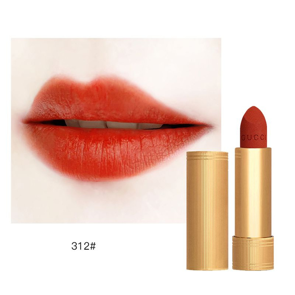 GUCCI Серия Золотая труба Помада, увлажняющая губы, # 312, 3.5g ...