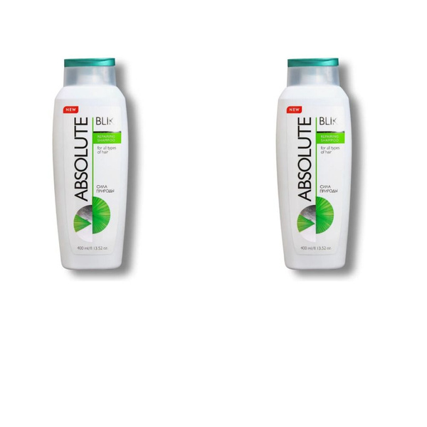 ABSOLUTE BLIK Шампунь для волос сила природы, 400 мл, 2 шт - купить с доставкой по выгодным ...