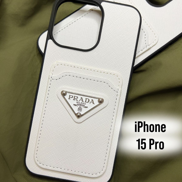Чехол на Айфон 15 Про (iPhone 15 Pro) PRADA с карманом арт 035 купить на OZON по низкой цене ...