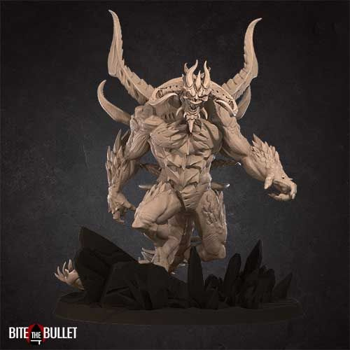 Миниатюра для настольной игры DnD/Diablo: Diablo (Диабло, Владыка Ужаса ...