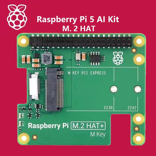 Raspberry Pi 5 AI Kit 13T Искусственный интеллект Kit Шапочка Hailo8L ...