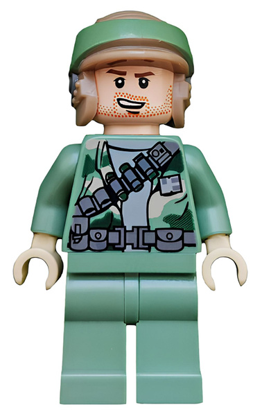 Минифигурка Lego Star Wars Endor Rebel Commando - Stubble sw0368 N ...