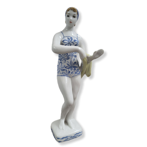 Фарфоровая статуэтка Купальщица ЛФЗ купить по выгодной цене в интернет магазине Ozon
