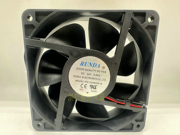 RUNDA RS1238B24H-S DC24V 0.80A 12CM 12038 Инверторный вентилятор ...