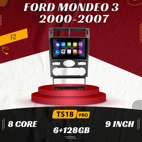 Штатная магнитола TS18 Pro / 6+128GB Ford Mondeo 3 Форд Мондео 3 F2 ...