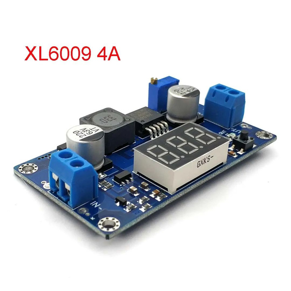 XL6009 XL6019 DC-DC бустер модуль питания светодиодный вольтметр DC-DC ...