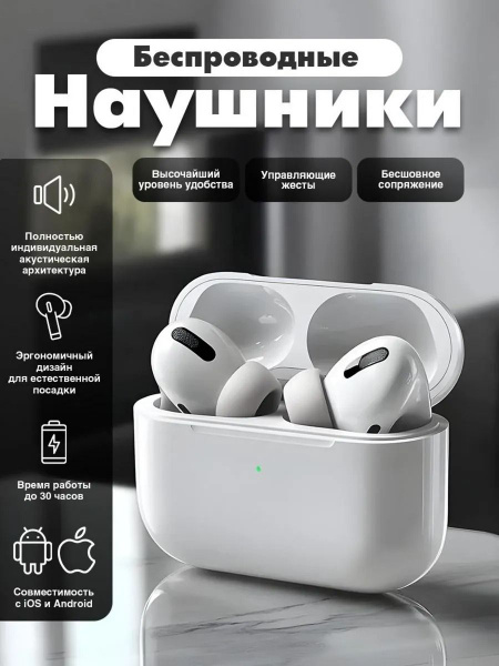 Наушники Вкладыши Air Pro 2 беспроводные_Airpods Pro 2 № 2 - купить по ...