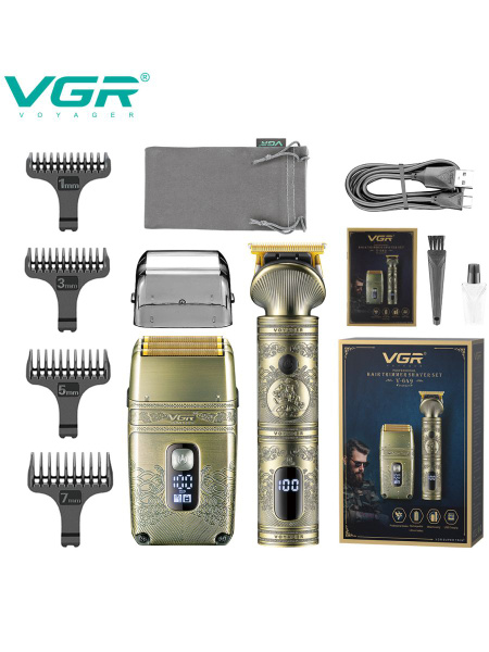 VGR Машинка для стрижки 2 купить на OZON по низкой цене (1701428584)