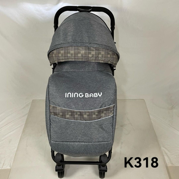 Коляска прогулочная Ining baby K318, серый купить на OZON по низкой ...