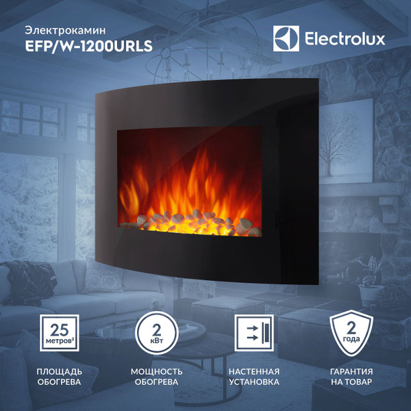 Электрокамин Electrolux EFP/W-1200URLS купить на OZON по низкой цене ...