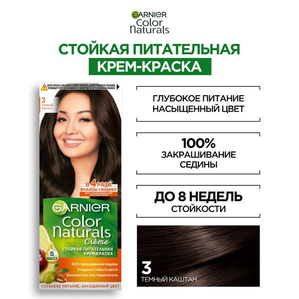 Garnier Стойкая питательная крем-краска для волос Color Naturals ...