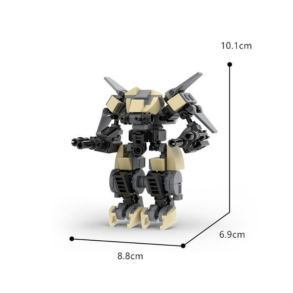 Buildmoc Spector Mech Детские развивающие игрушки 875PCS Bricks MOC ...