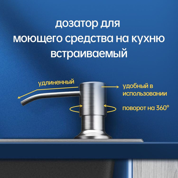 Кухонный диспенсер для моющего средства 300 мл. - купить в интернет ...