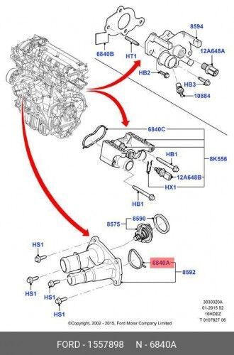 Прокл.термостата FORD FIESTA (2001-2007) купить на OZON по низкой цене ...