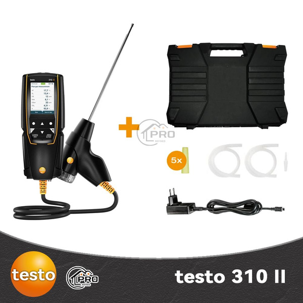 testo 310 II - анализатор дымовых газов - купить с доставкой по ...