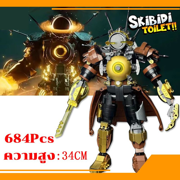 34 см, детские игрушечные строительные блоки toilet man VS monitor man ...