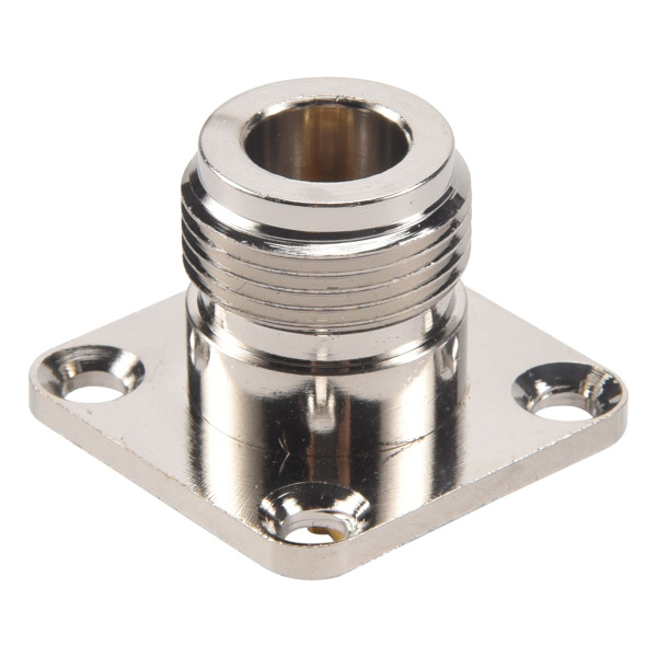 Коаксиальный разъем типа N гнездо ВЧ 4-отверстие монтаж на панель ...