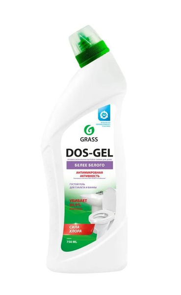 Грасс / Grass Dos Gel - Густой гель для дезинфекции туалета и ванны ...