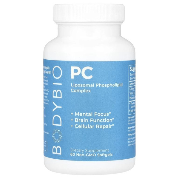 BodyBio, фосфатидилхолин, липосомальный фосфолипидный комплекс, Liposom ...