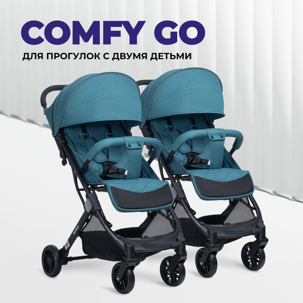 Коляска прогулочная для двойни Farfello Comfy Go x 2 купить на OZON по ...